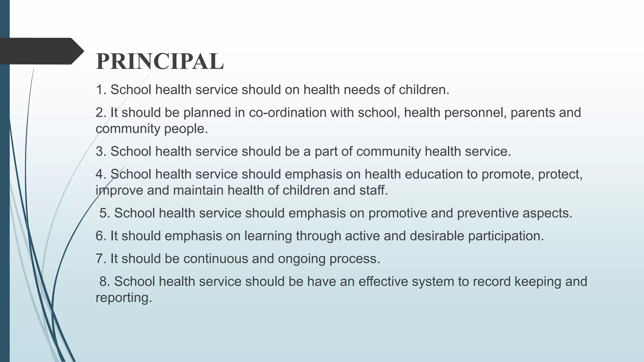 School health service and school health record | PPTX