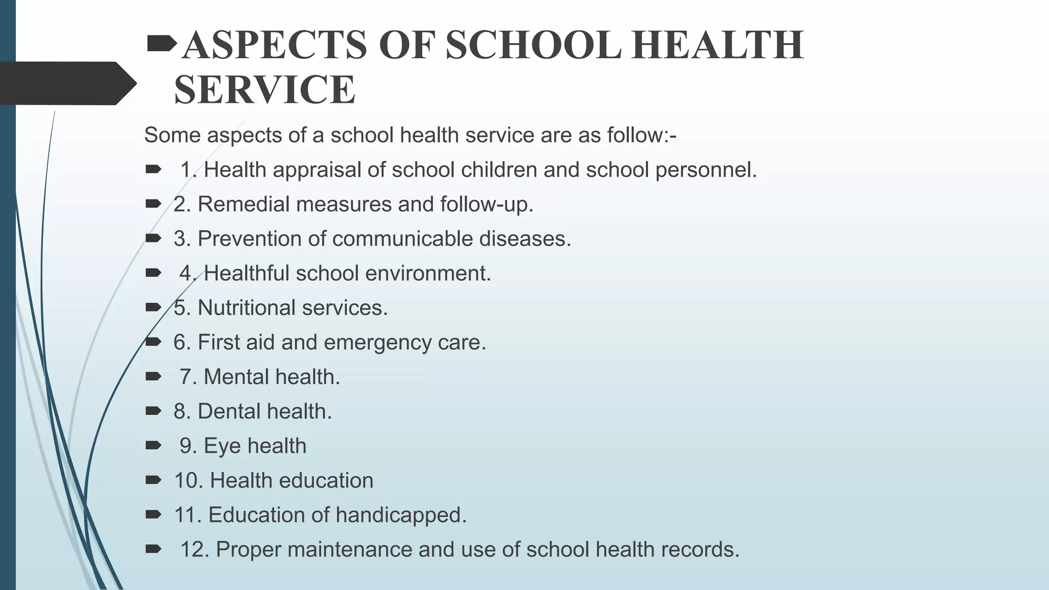 School health service and school health record | PPTX