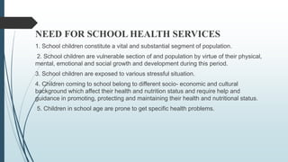 School health service and school health record | PPTX