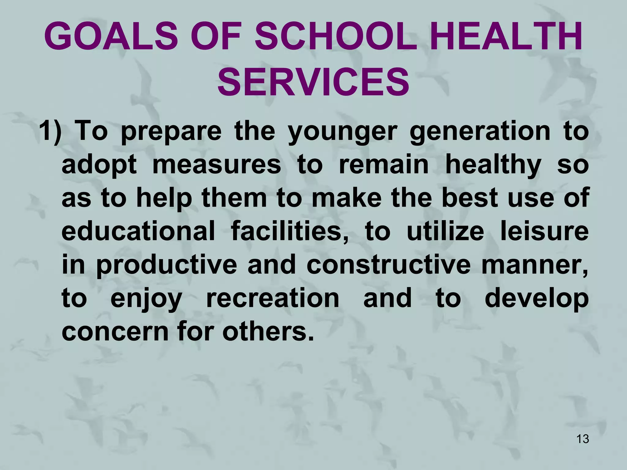 School health services | PPTX