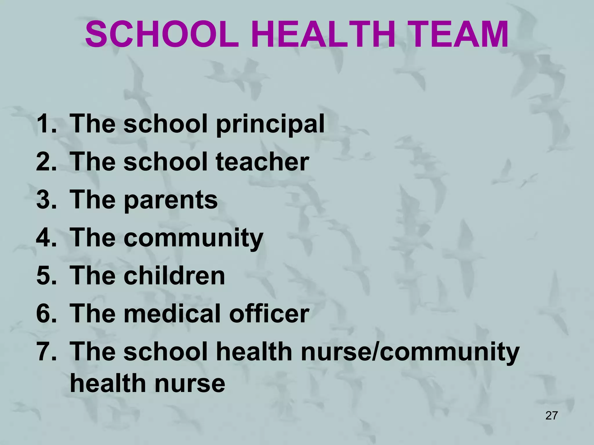 School health services | PPTX