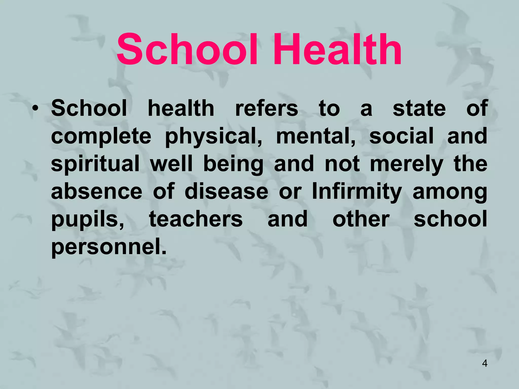 School health services | PPTX