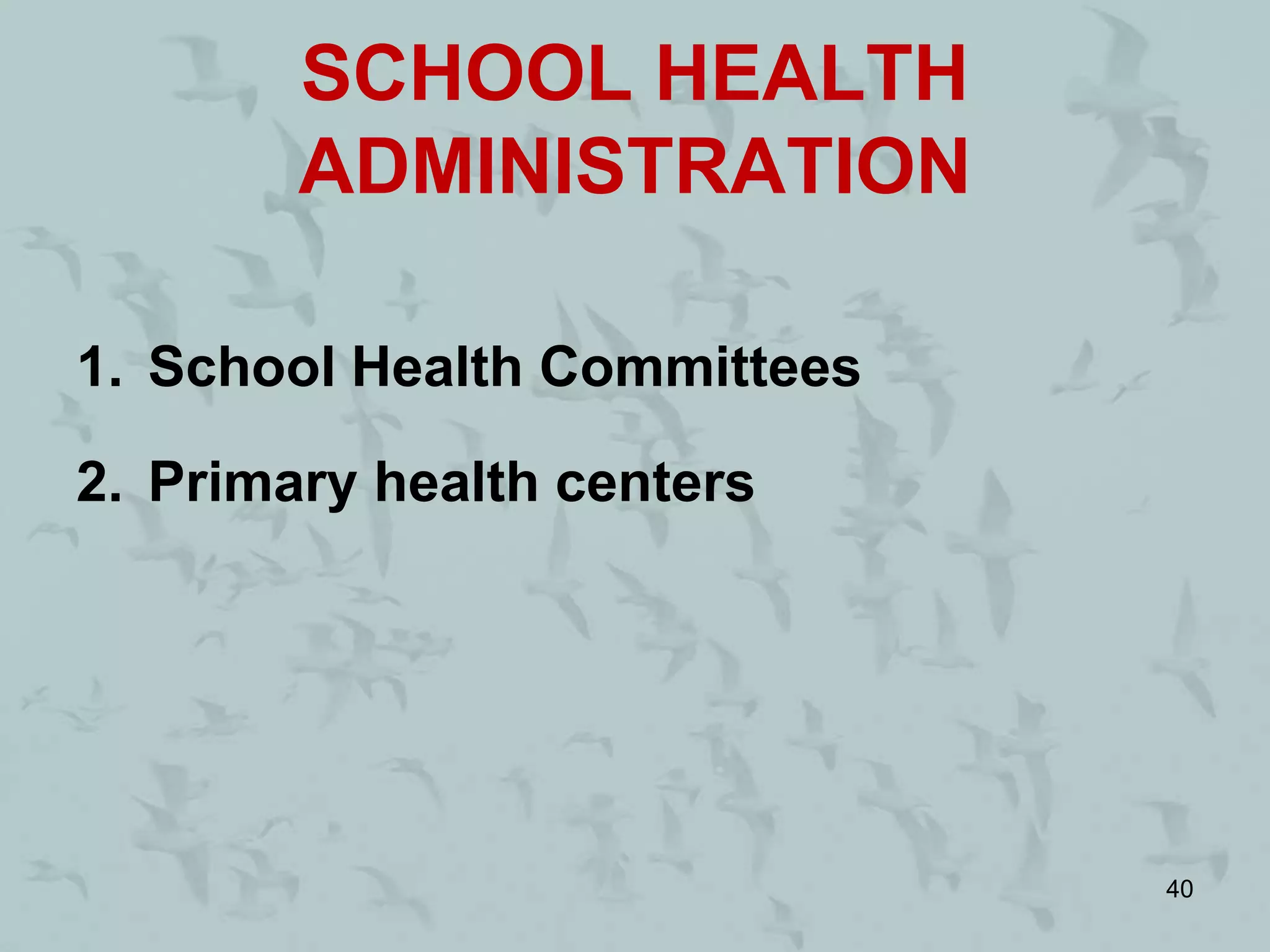 School health services | PPTX