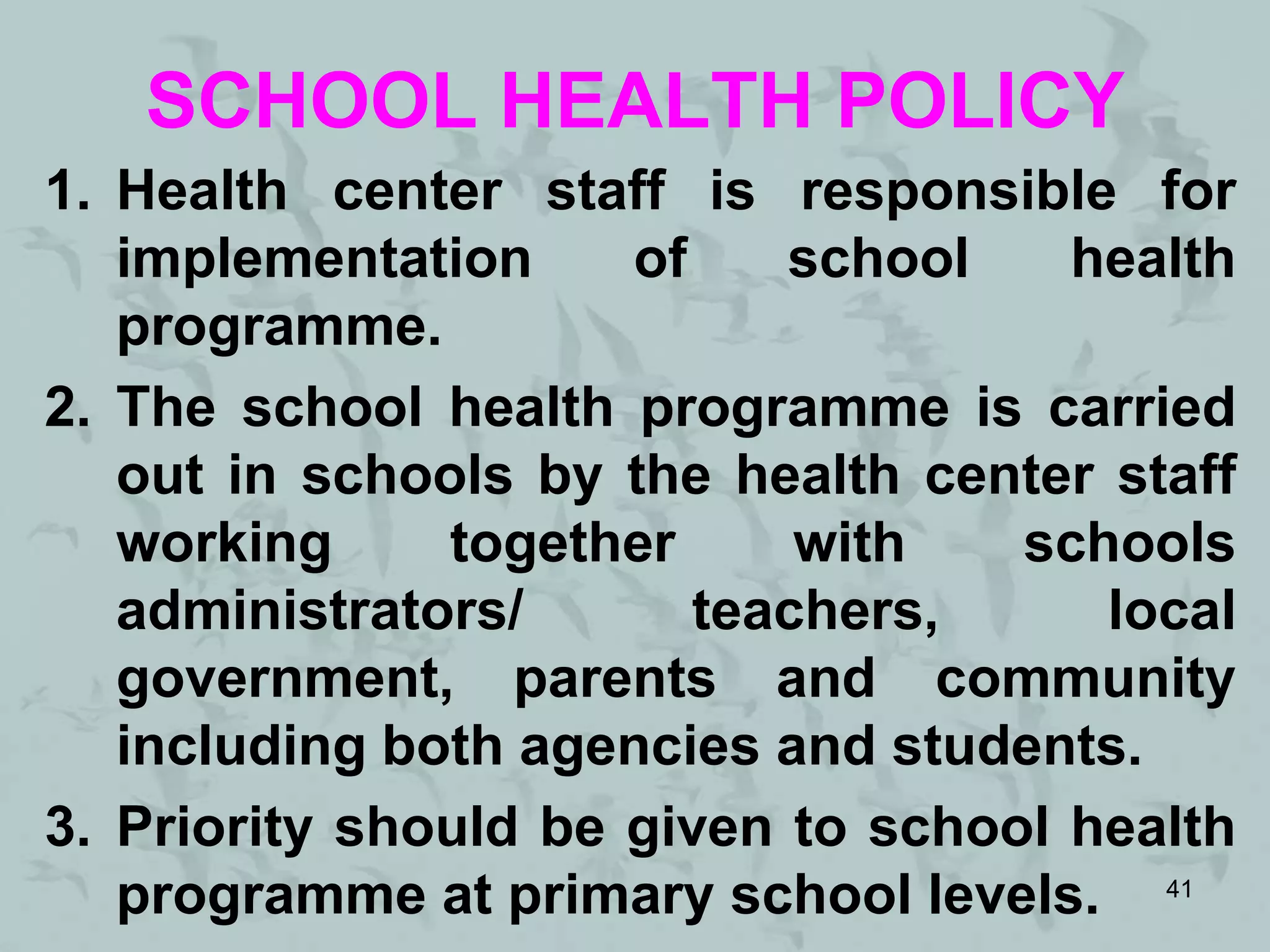 School health services | PPTX