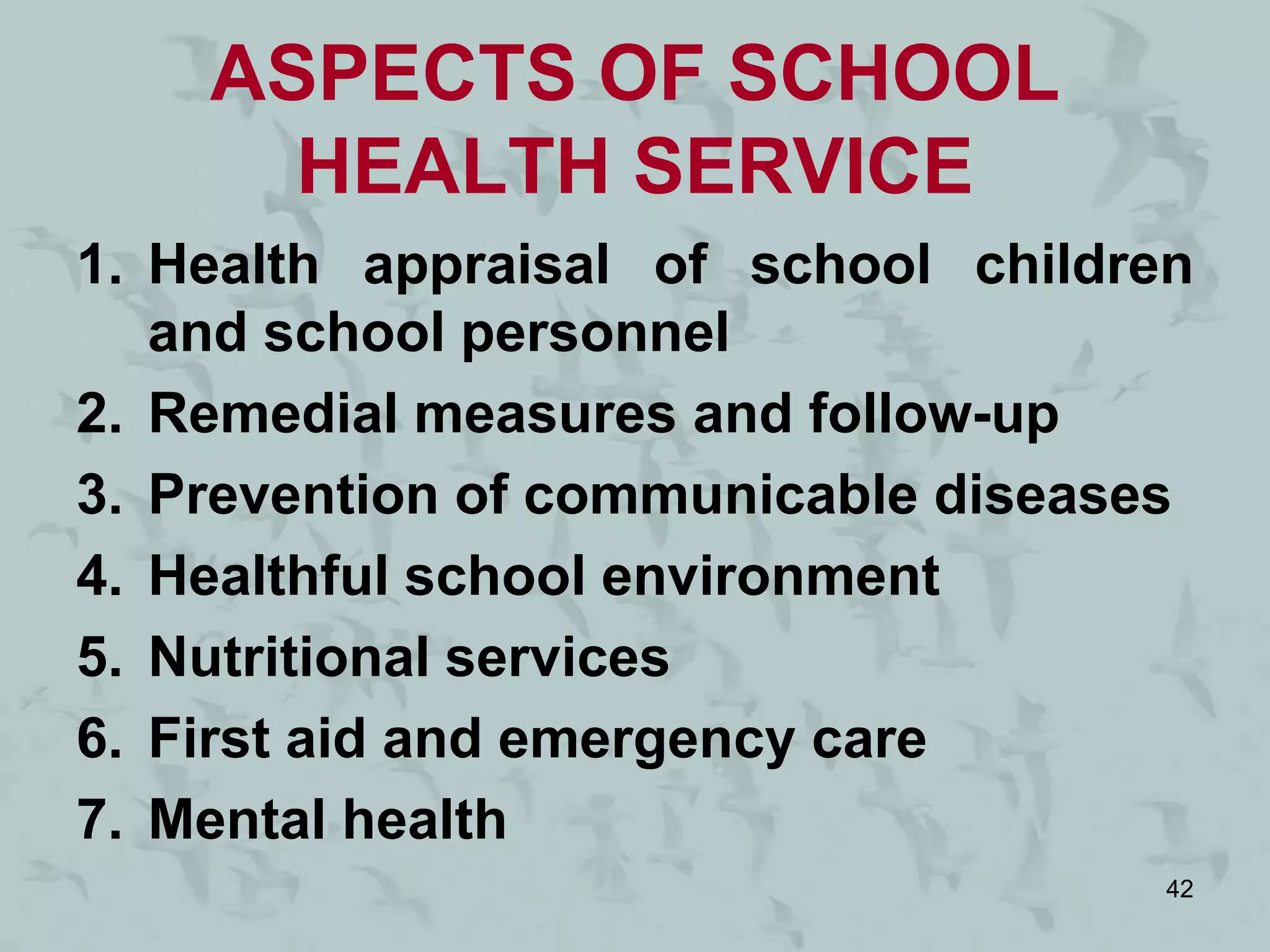 School health services | PPTX