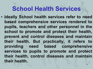 School health services | PPTX