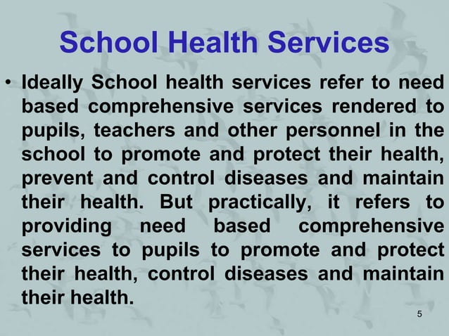 School health services | PPTX | Parenting | Family and Relationships