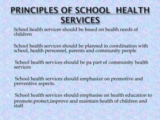 School health services | PPTX