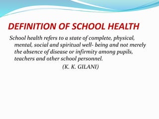 School health services | PPTX