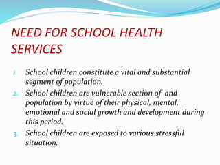 School health services | PPTX