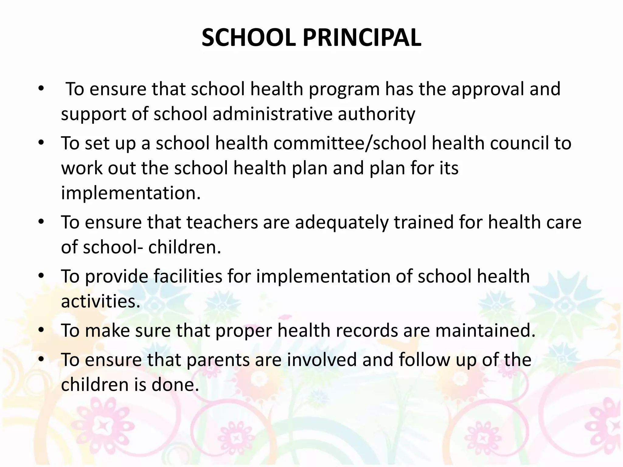 School health services | PPTX