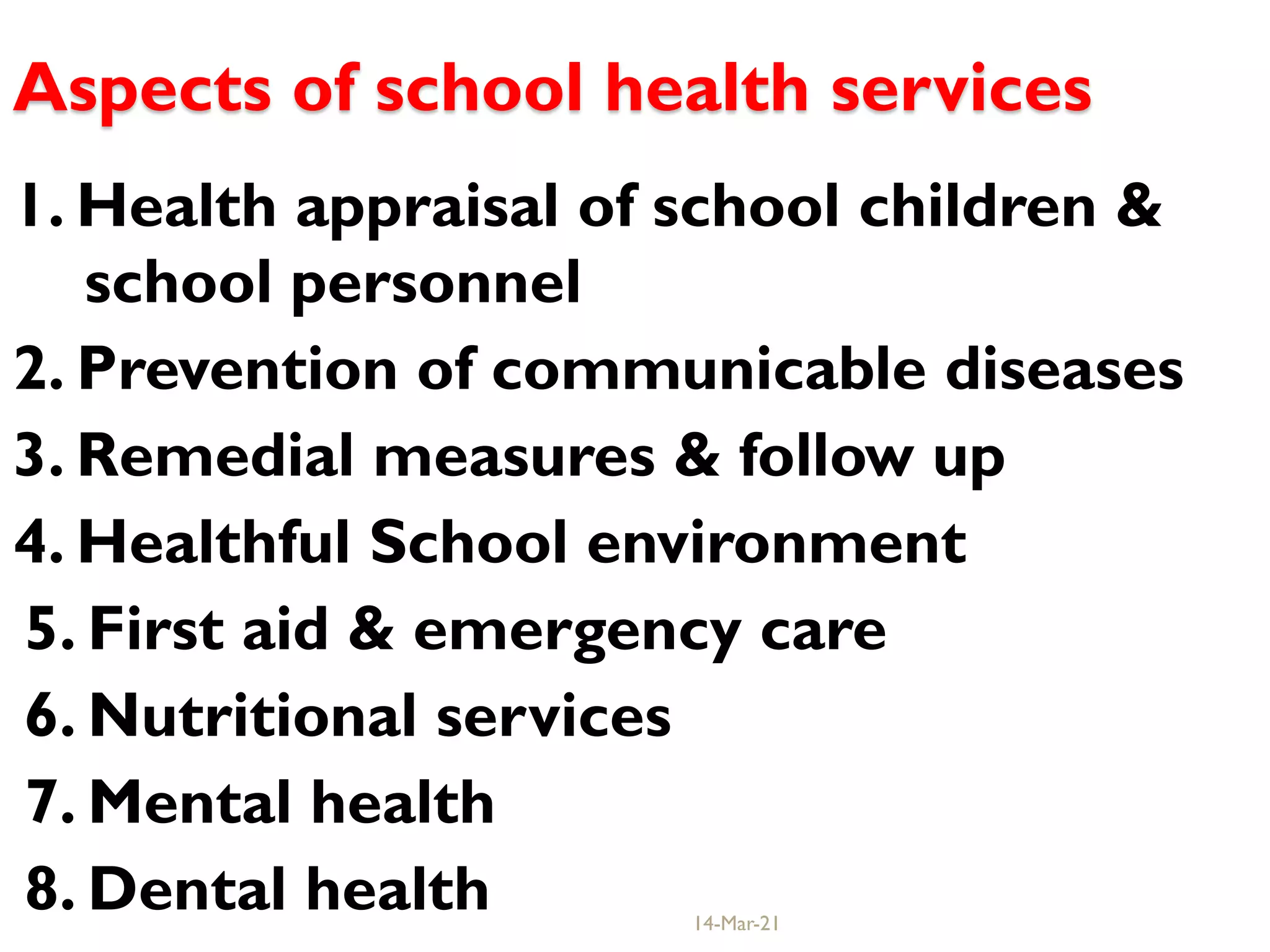 School Health Services | PDF