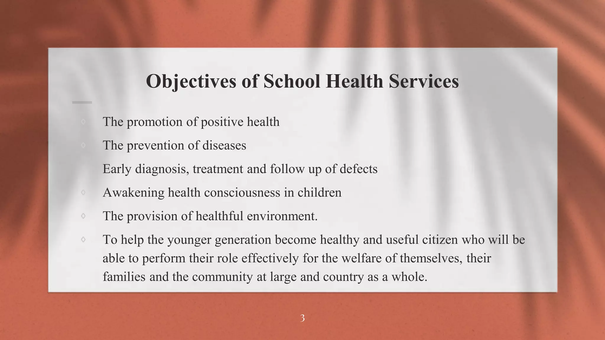 School health services | PPTX