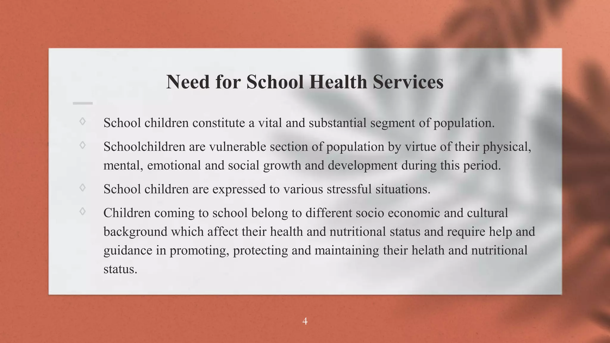 School health services | PPTX