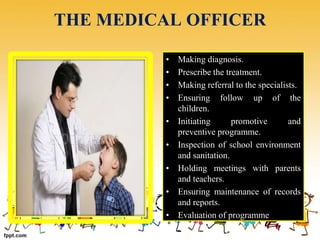 School Health Services in Community Health Nursing | PPT