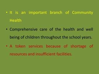 School health services | PDF