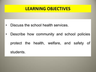 School health services | PDF