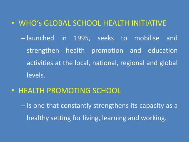 School health services | PPT