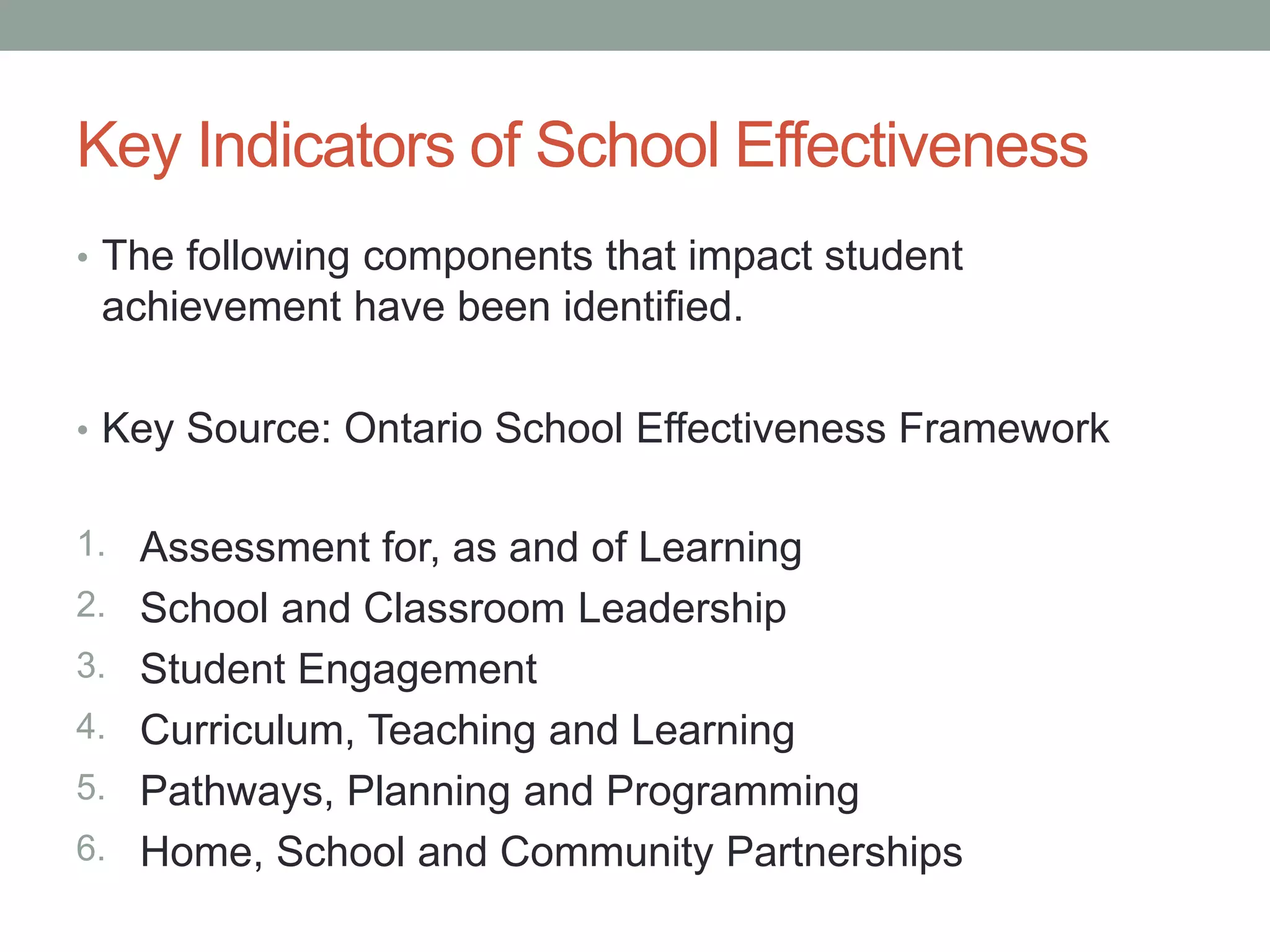 School Improvement Plan Presentation for Parent Councils - Ministry of ...