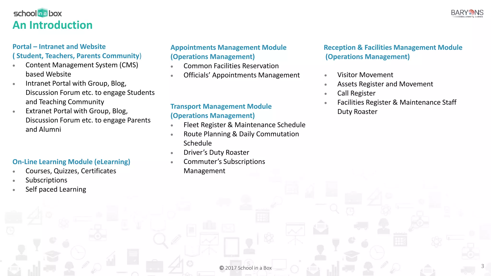 School in box presentation | PPTX
