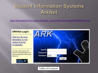 School Informatics Profile | PPT