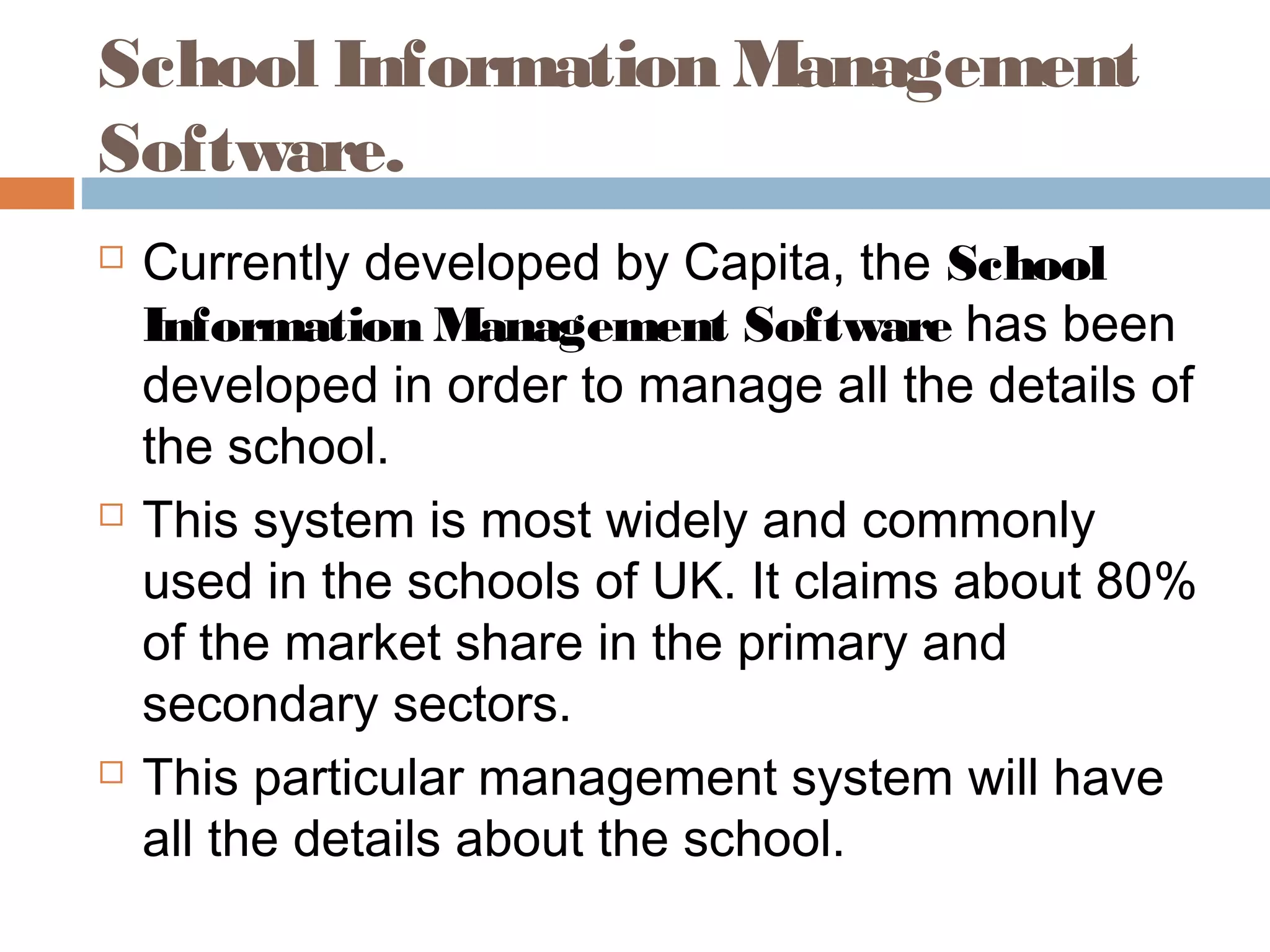 School information management software | PPT