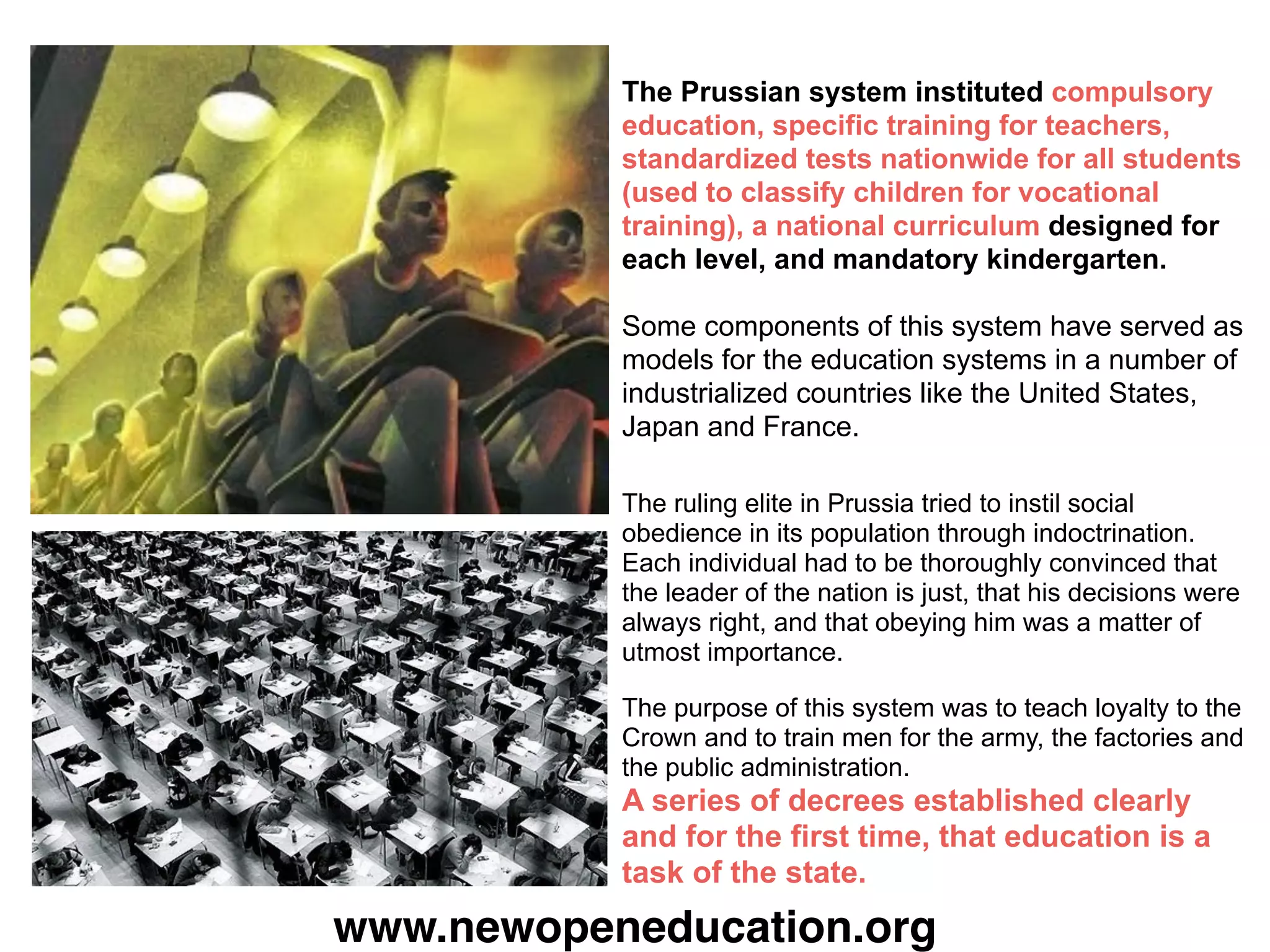 The Untold Story of Modern Schooling | PPT