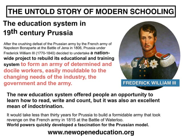 The Untold Story of Modern Schooling | PPT
