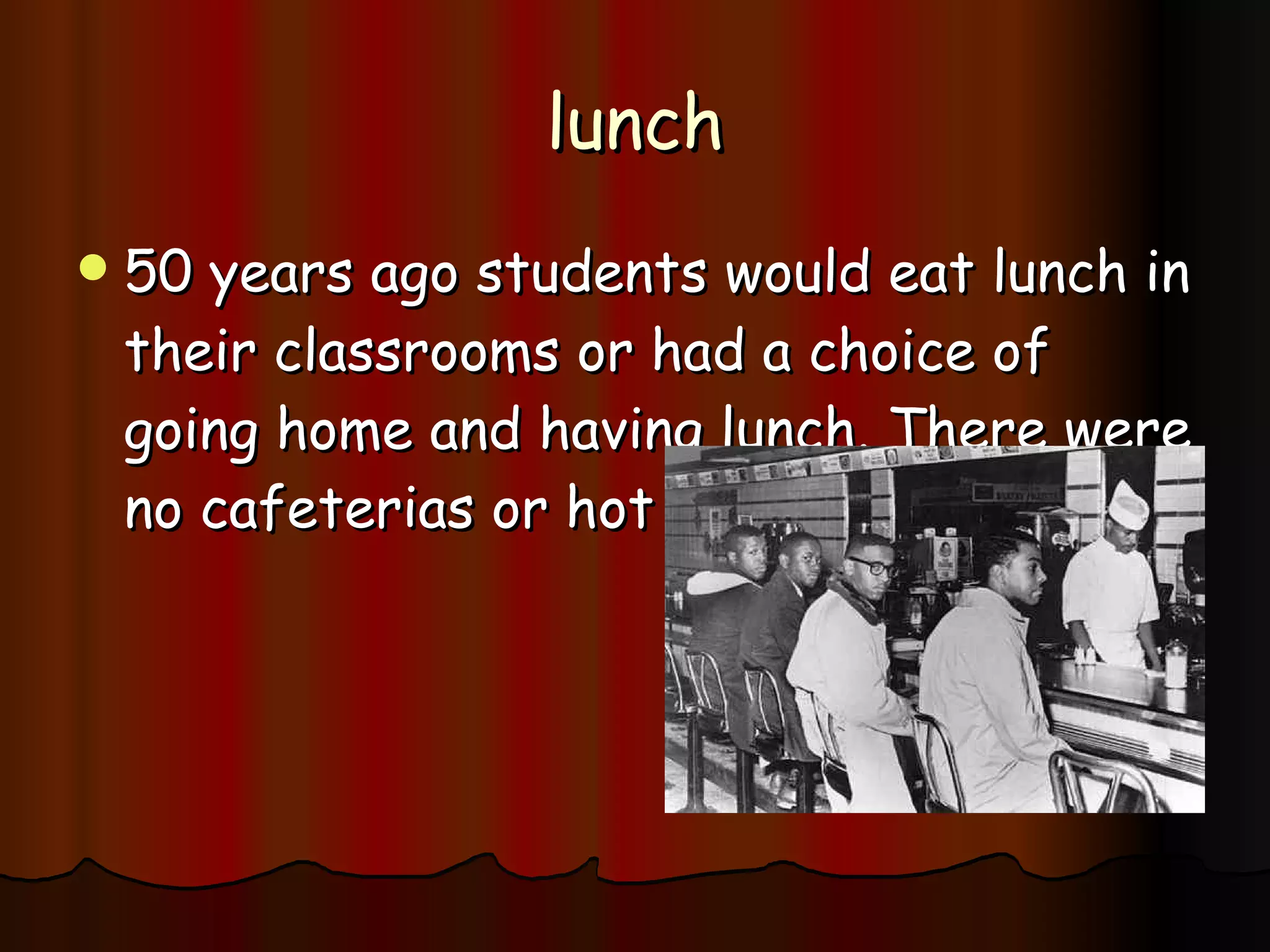 Schooling 50 years ago | PPT