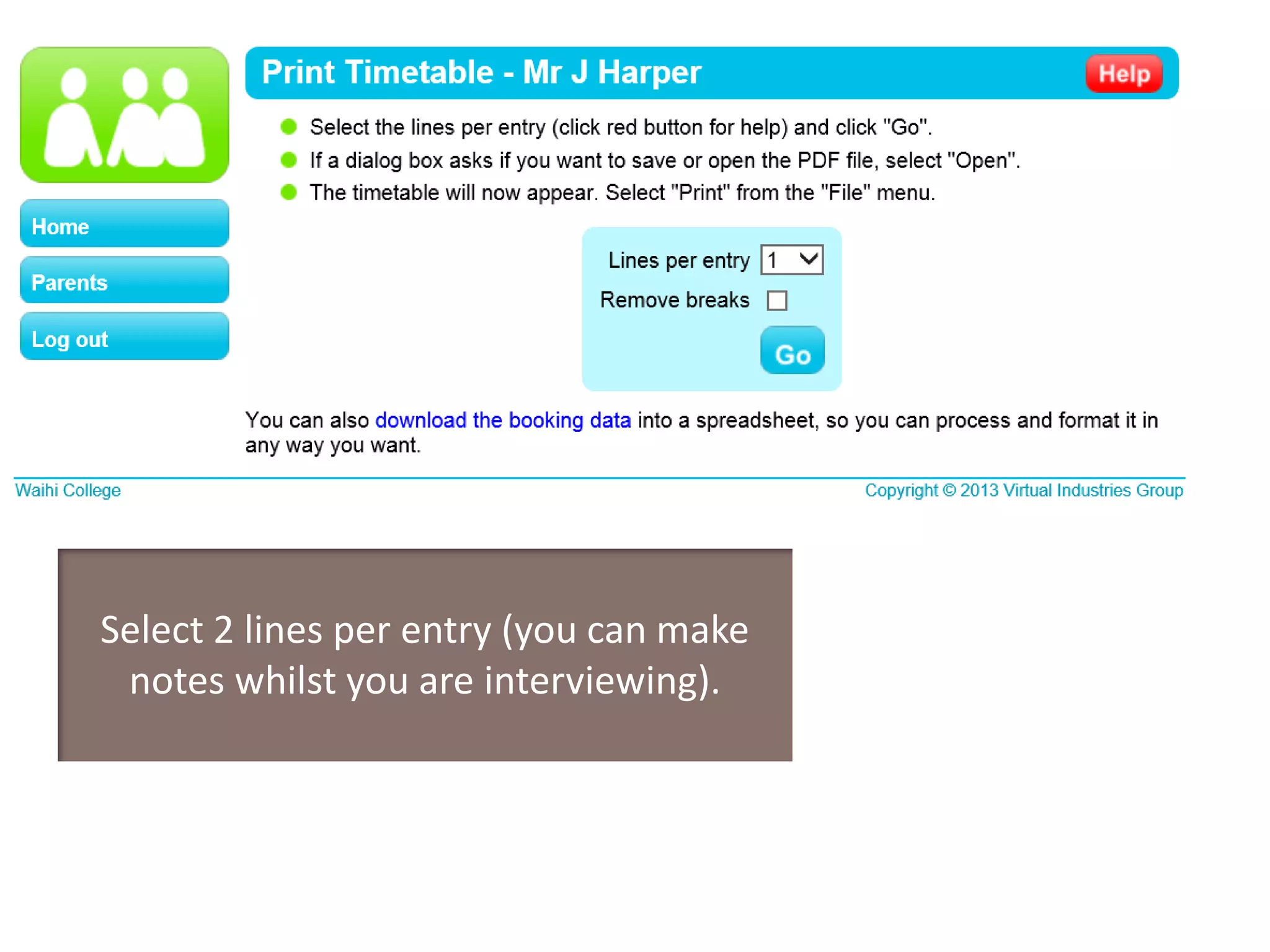 School interviews Electronic Booking | PPTX