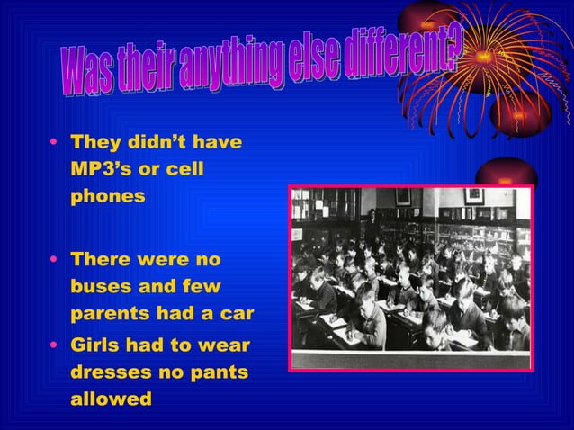 School in the past | PPT
