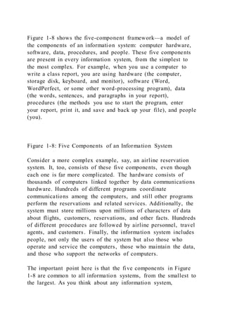 School introduction to mis is the most important class in the | DOCX