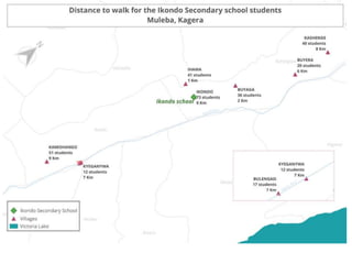 Mapping School Journeys to Ikondo School, Tanzania | PPTX
