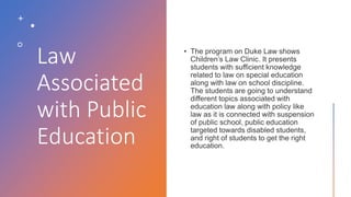 School Law Education System in USA | PPTX