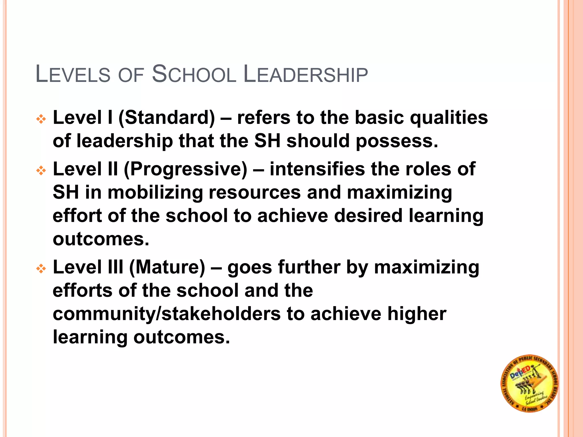 Effective School leadership | PPTX
