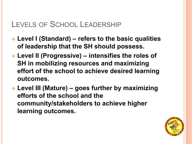 Effective School leadership | PPTX