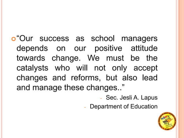 Effective School leadership | PPTX