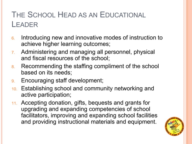 Effective School leadership | PPTX