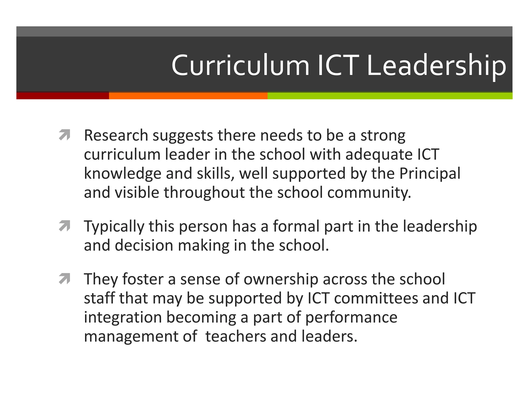 School leadership and ict (week 1) | PPTX
