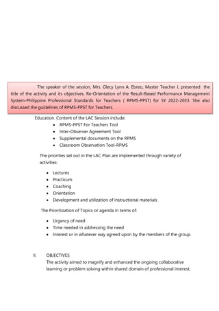 SCHOOL LEARNING ACTION CELL NARRATIVE REPORT.docx