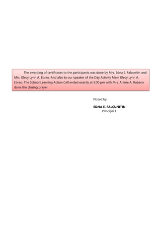 SCHOOL LEARNING ACTION CELL NARRATIVE REPORT.docx