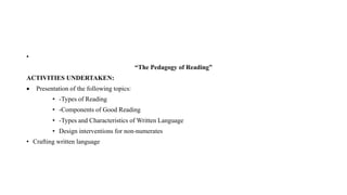 School Learning Action Cell (SLAC) report presentation.pptx