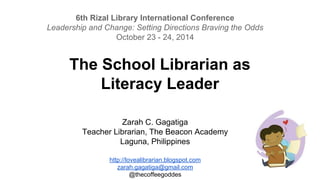 PPT: School Library as Literacy Leader | PPT