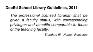 PPT: School Library as Literacy Leader | PDF