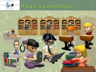 School Library Pictures Animated