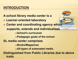 School libraries - hafiz nazeer hussain | PPTX