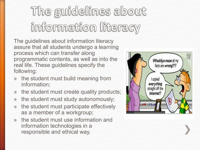 School libraries and information literacy | PPT