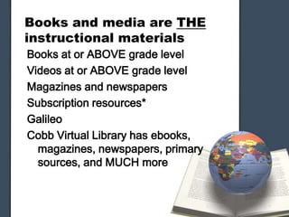 School libraries and the common core | PPTX | Educational Assessment ...