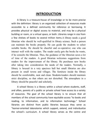 School library | DOCX