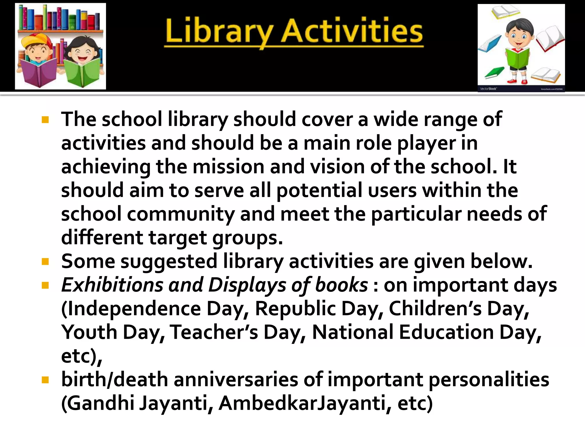 Purpose Of A School Library – The Role and Importance of School ...